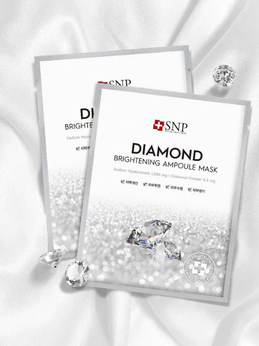 SNP Diamond Water Brightening Ampoule Mask Ver.7 10EA – K-beauty B2B